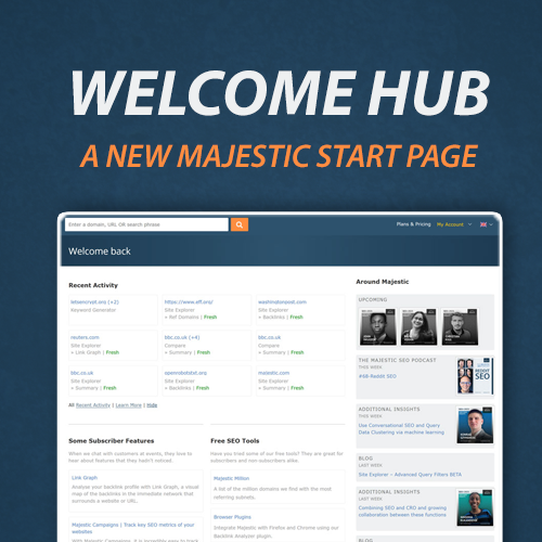 Welcome Hub - Improving the final step of your login journey